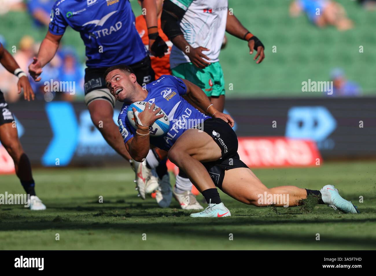 Perth, Australia. 23rd Mar, 2025. Max Burey during the Super Rugby ...