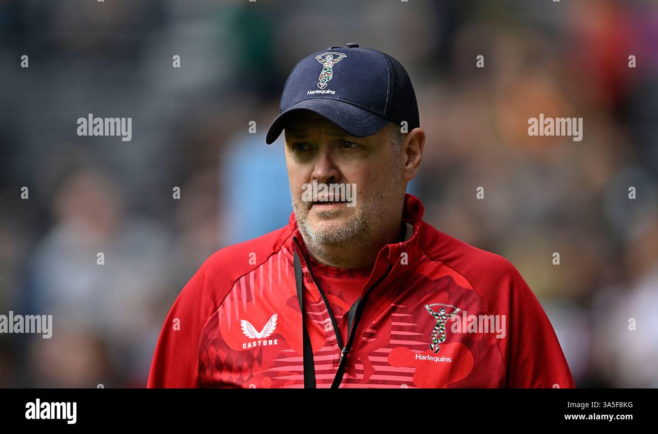 Tottenham, United Kingdom. 22nd Mar, 2025. Premiership Rugby. Saracens ...
