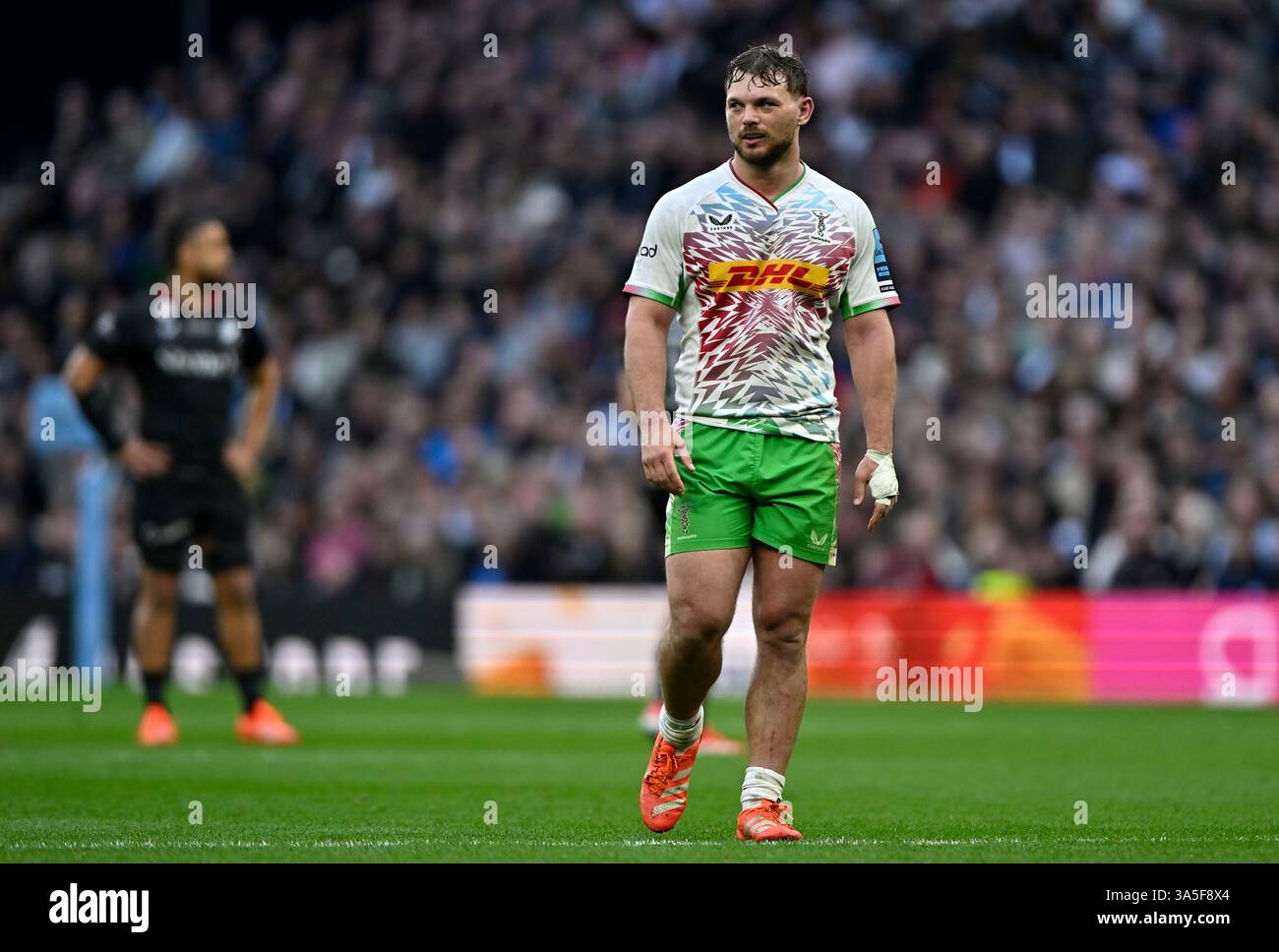 Tottenham, United Kingdom. 22nd Mar, 2025. Premiership Rugby. Saracens ...