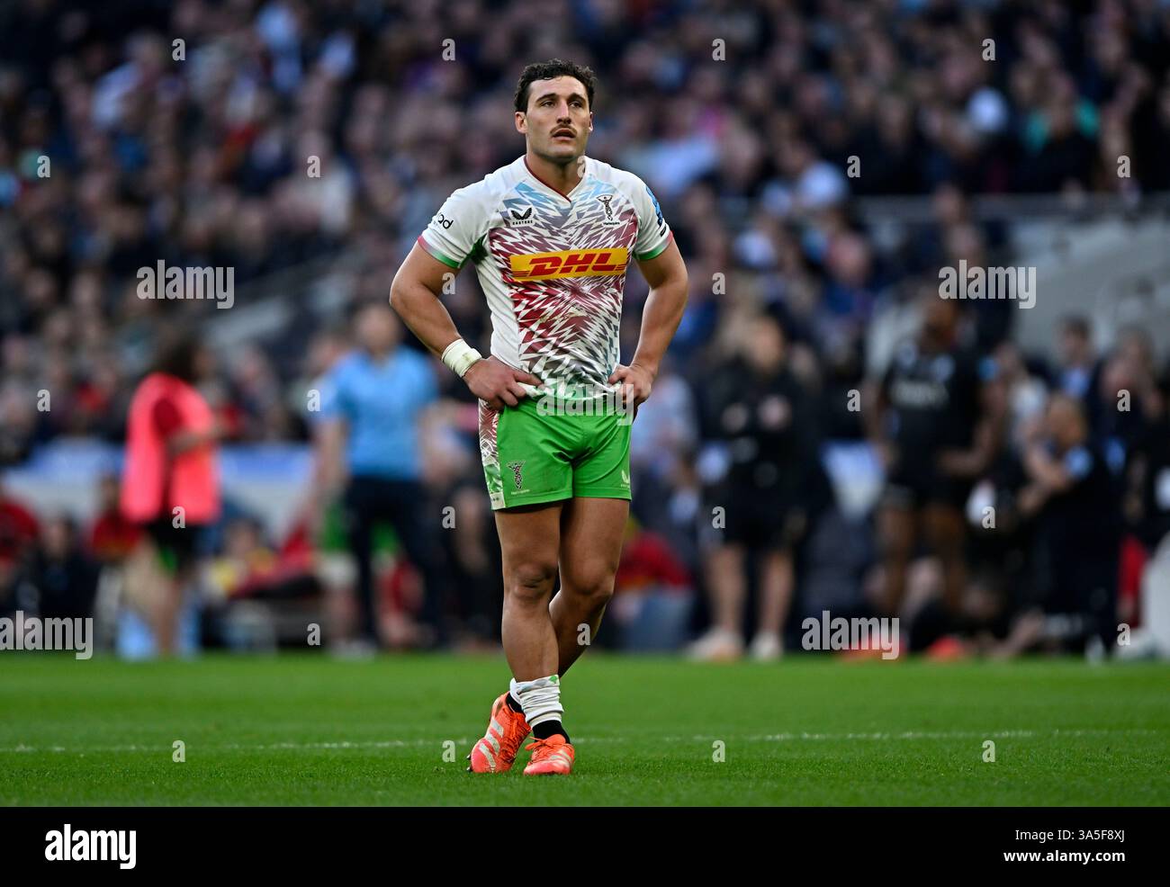 Tottenham. United Kingdom. 22 March 2025. Premiership Rugby. Saracens V ...