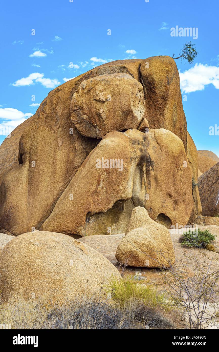 Africa. Namibia. Spitzkoppe is a picturesque rock massif in Namibia ...