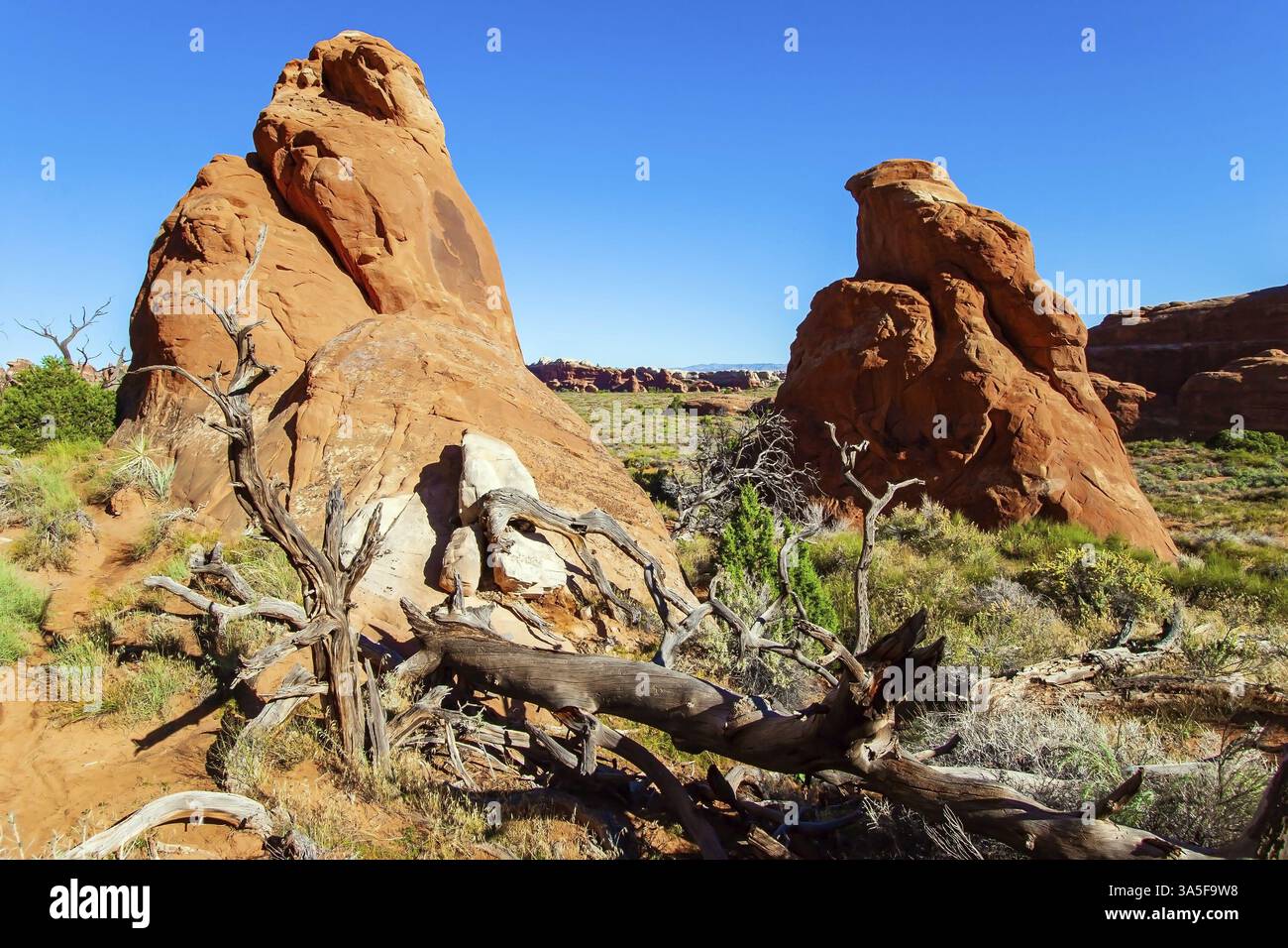 Arch Park in Utah, USA. The unique beauty of Arches Park. Grandiose ...