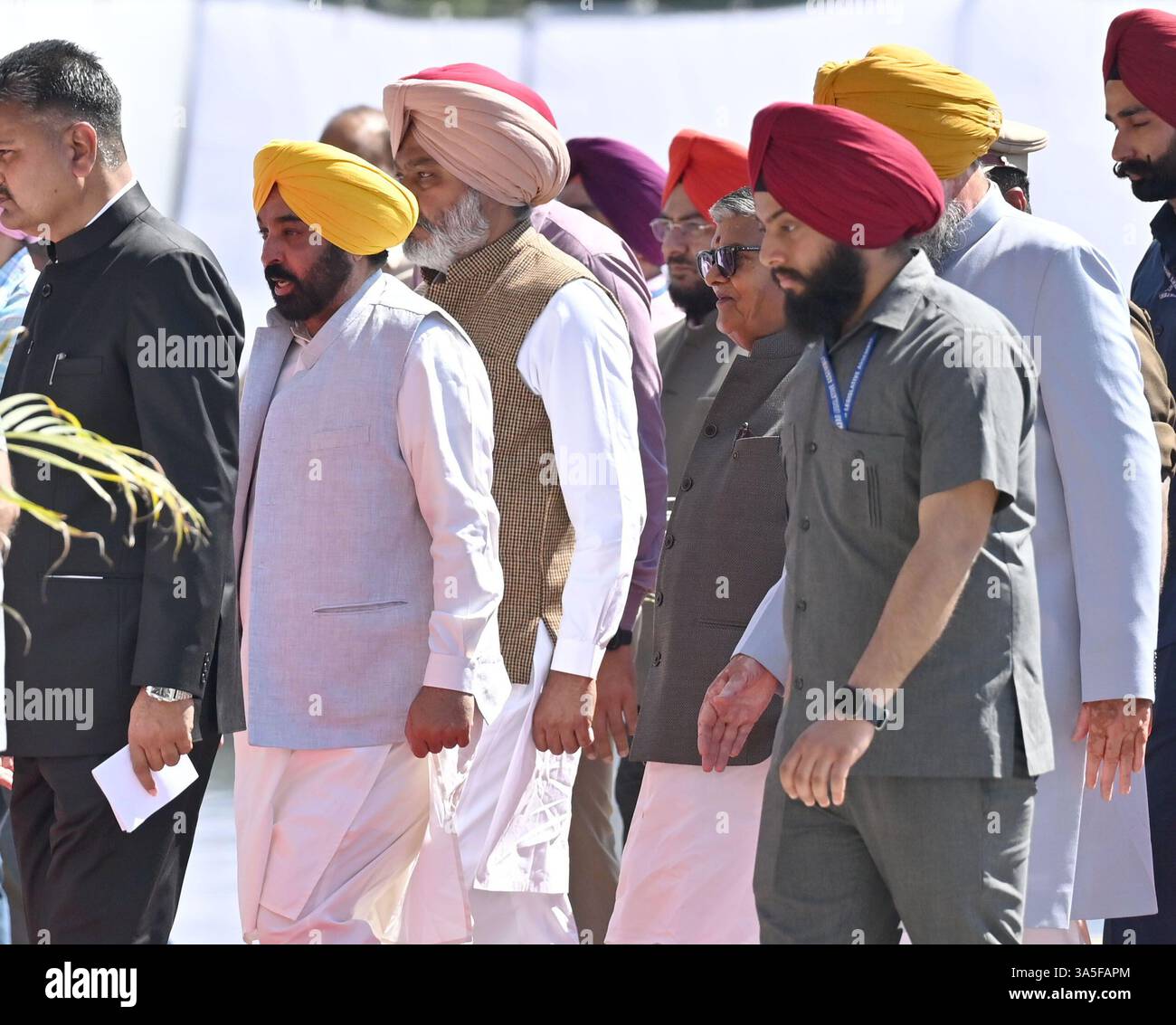 Chandigarh, India. 21st Mar, 2025. CHANDIGARH, INDIA - MARCH 21: Chief minister Punjab Bhagwant ...