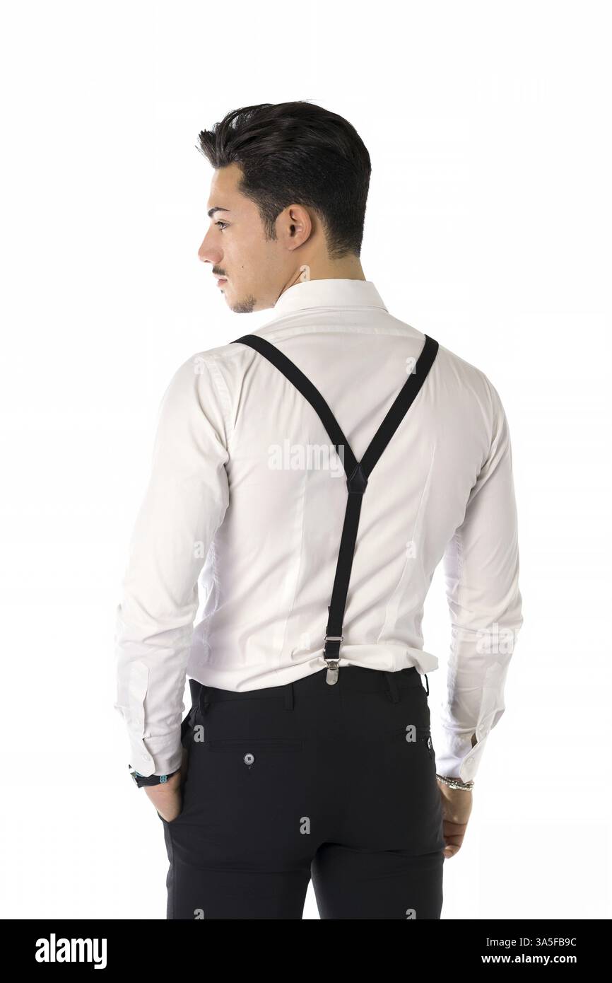 Man looking on ground Cut Out Stock Images & Pictures - Alamy