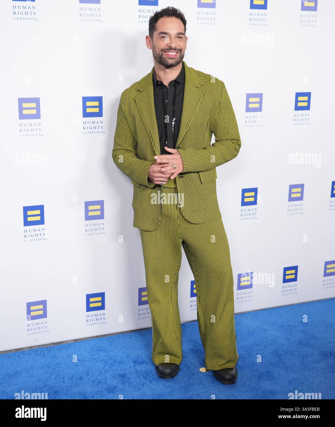 Los Angeles, USA. 22nd Mar, 2025. Johnny Sibilly arrives at the Human ...