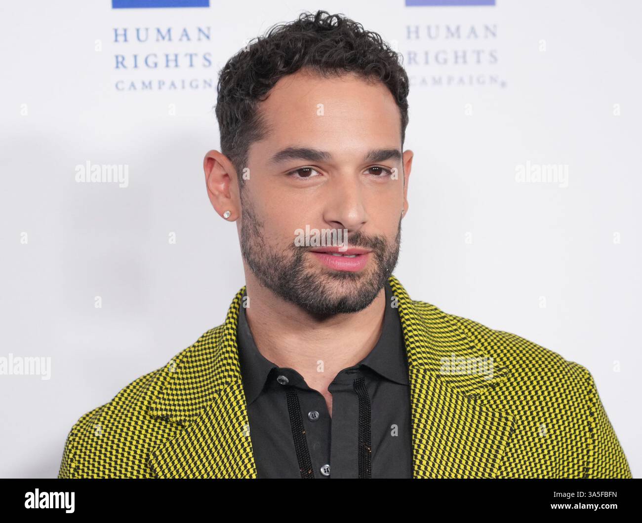 Los Angeles, USA. 22nd Mar, 2025. Johnny Sibilly arrives at the Human ...