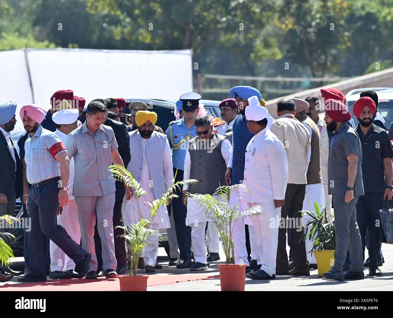 Chandigarh, India. 21st Mar, 2025. CHANDIGARH, INDIA - MARCH 21: Chief minister Punjab Bhagwant ...