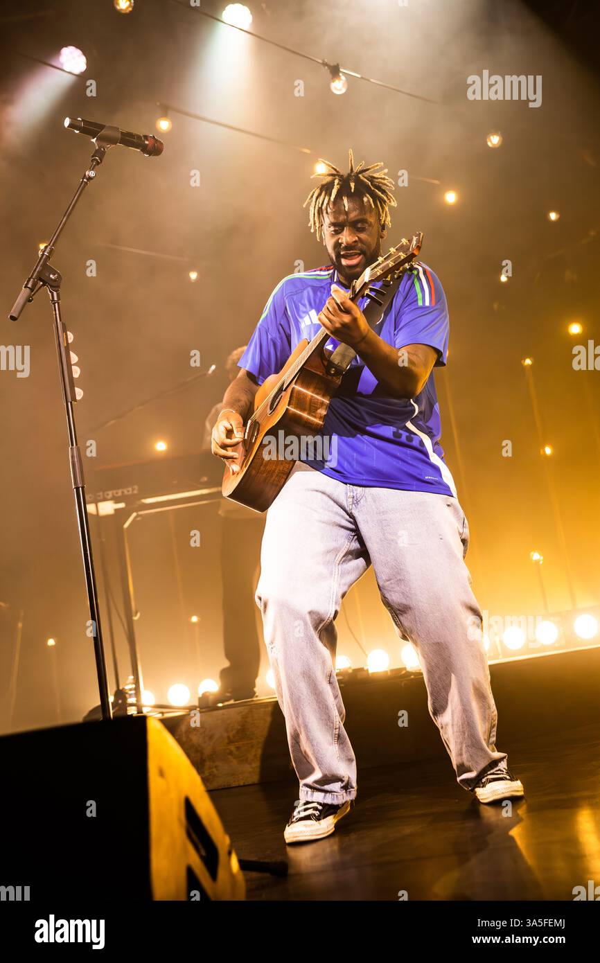 Milan Italy. 22th mar 2025. The British singer-songwriter MYLES SMITH ...