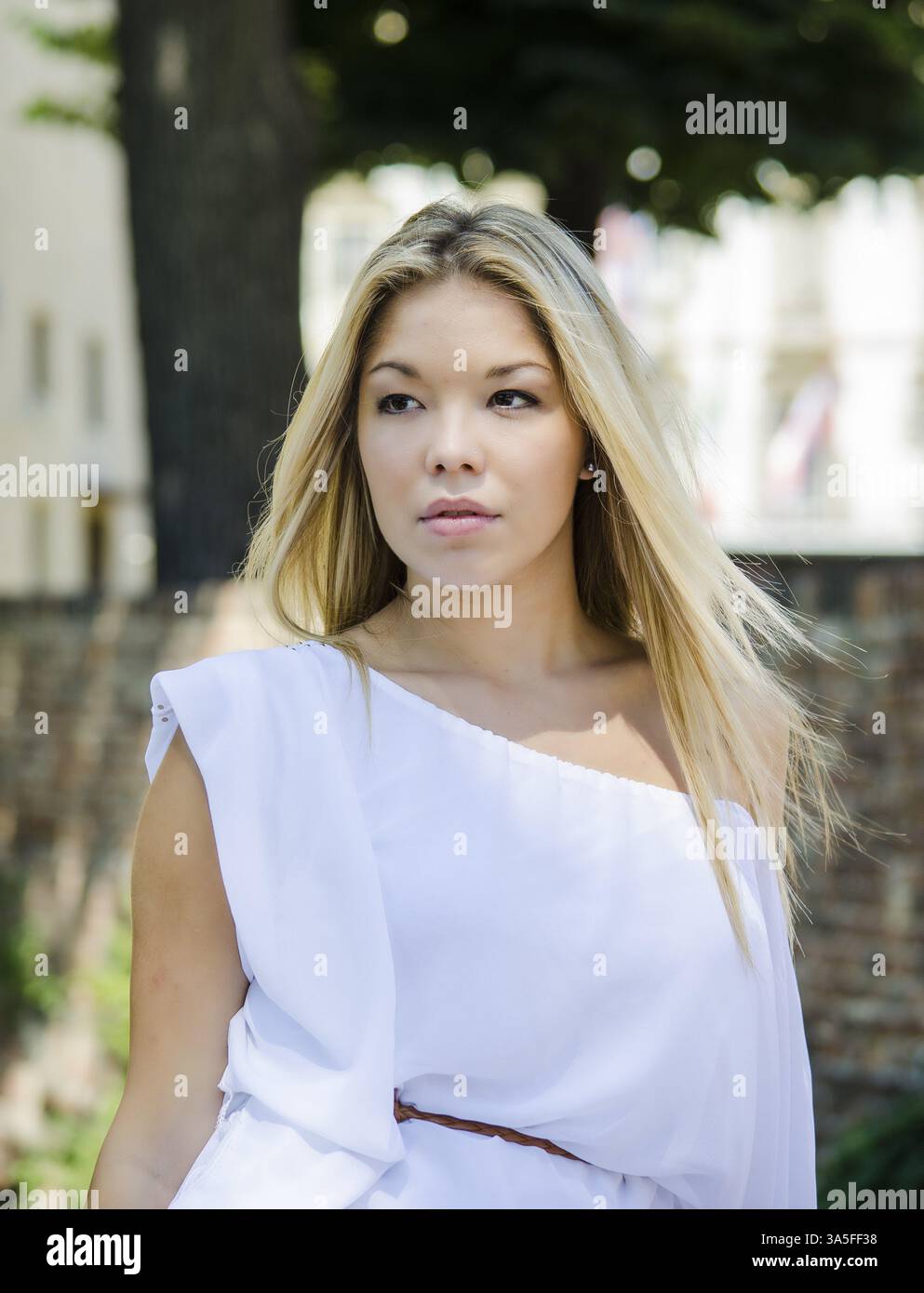 Girl looking out open hi-res stock photography and images - Alamy