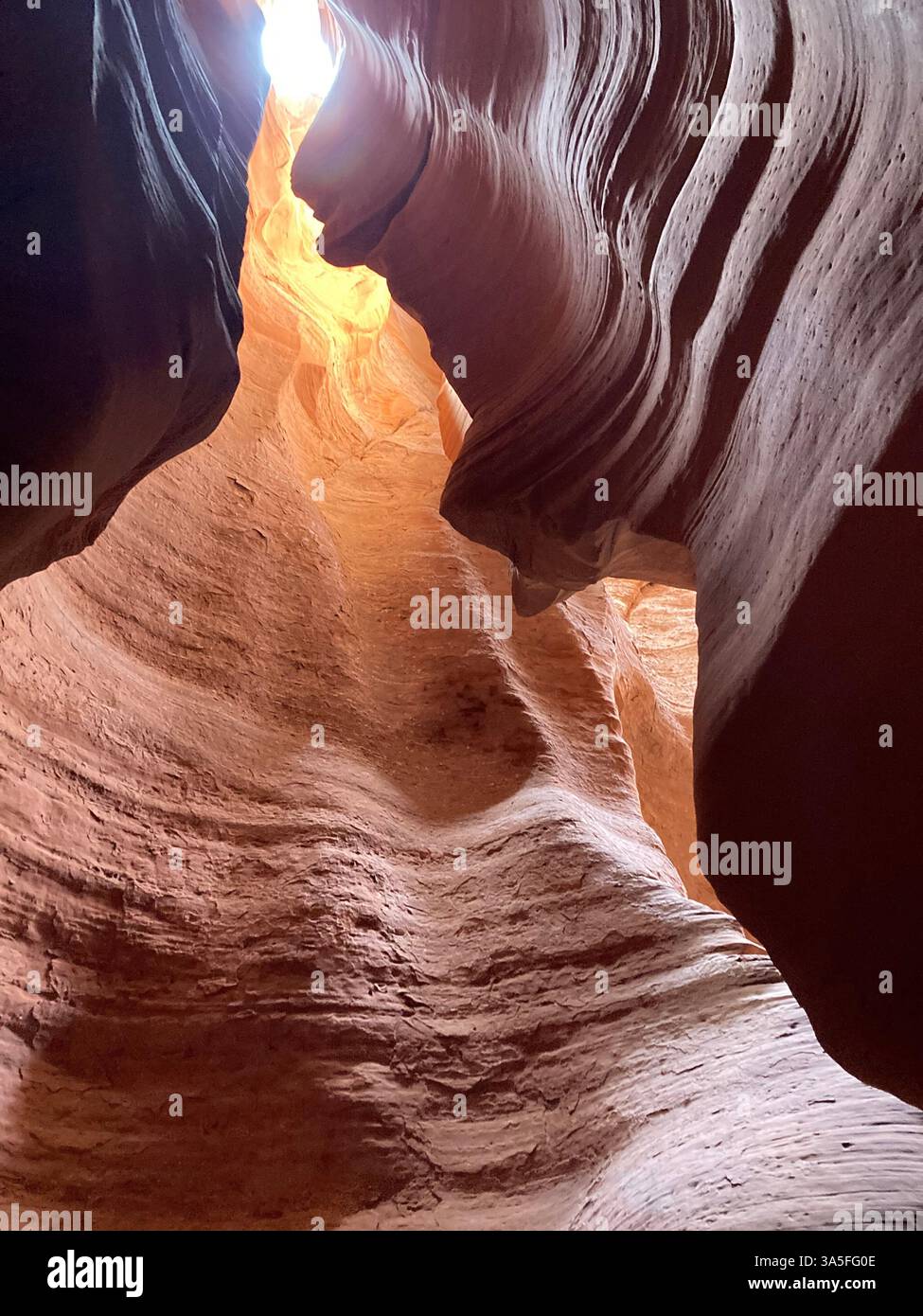 Surreal shapes in antelope canyon Stock Photo - Alamy