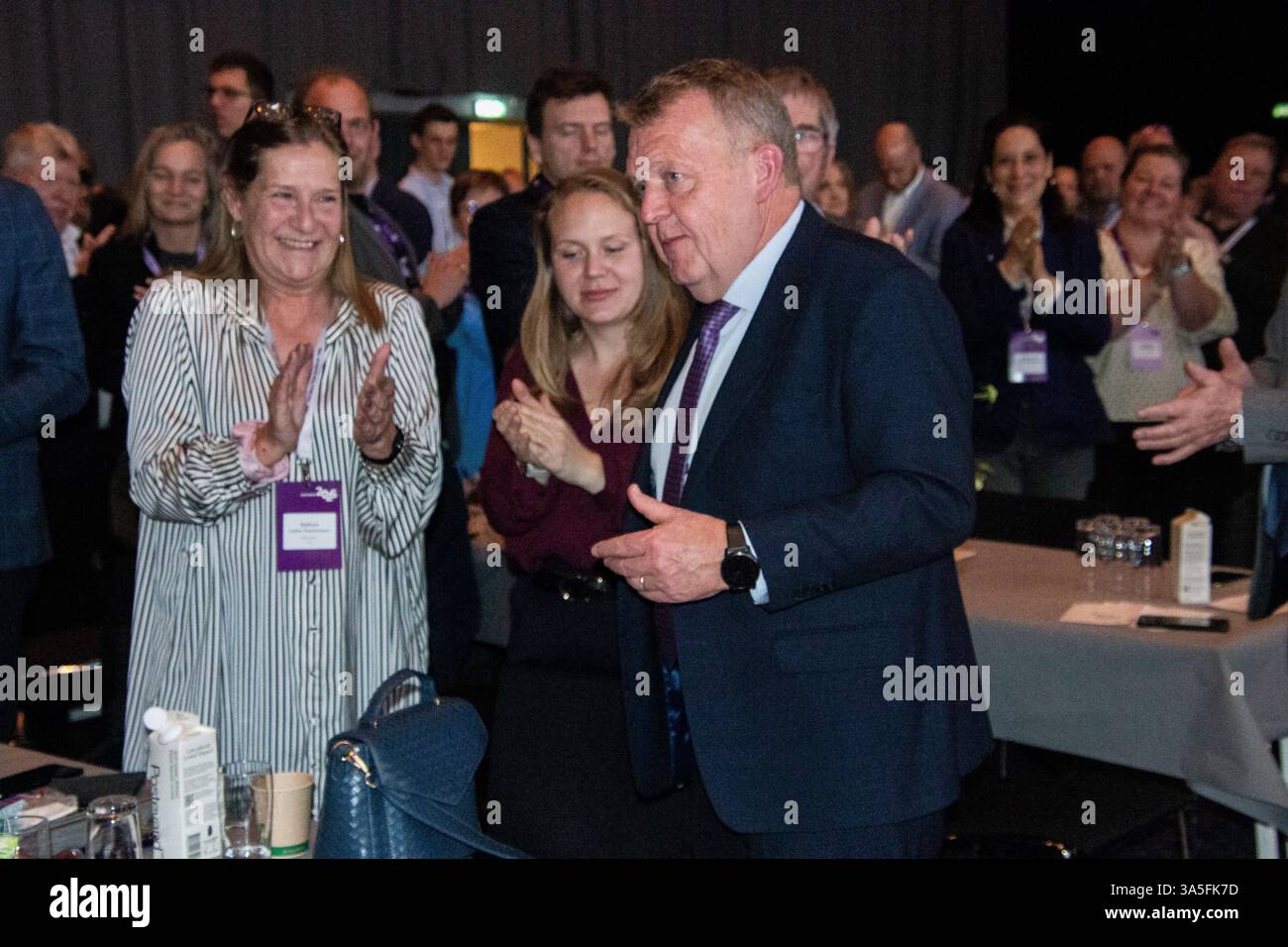 Copenhagen, Denmark. 22nd Mar, 2025. Chairman of the Moderates, Lars ...