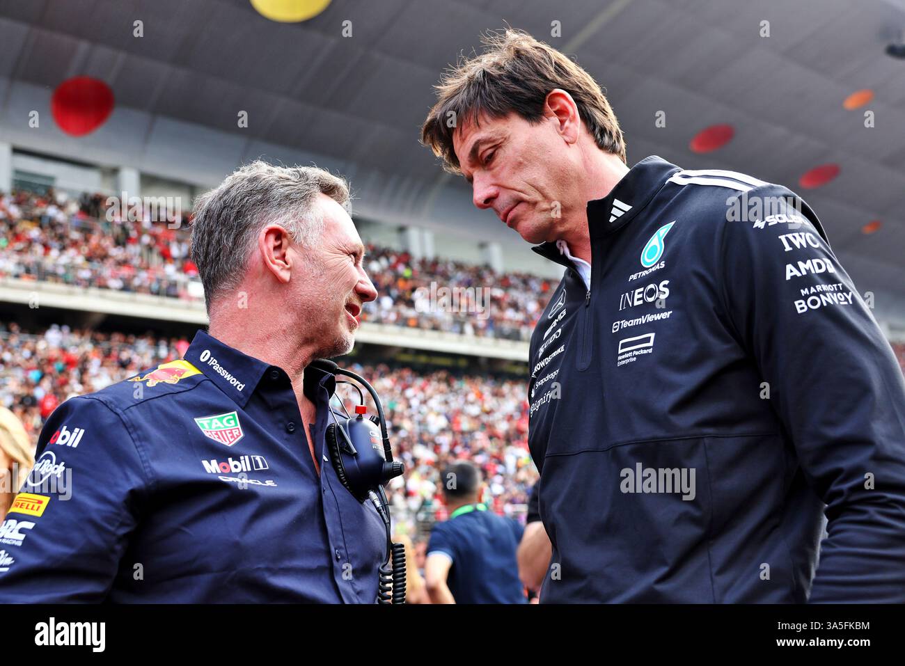 Toto wolff christian horner 2025 hi-res stock photography and images - Alamy