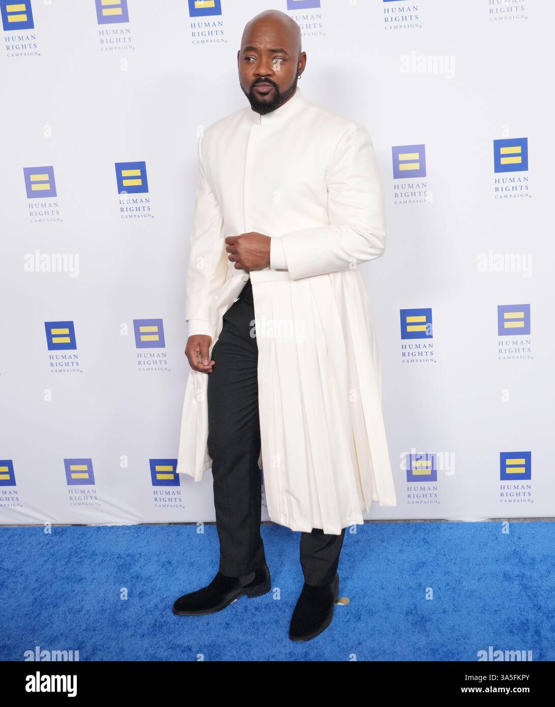 Los Angeles, USA. 22nd Mar, 2025. Brian Michael Smith arrives at the Human Rights Campaign's ...