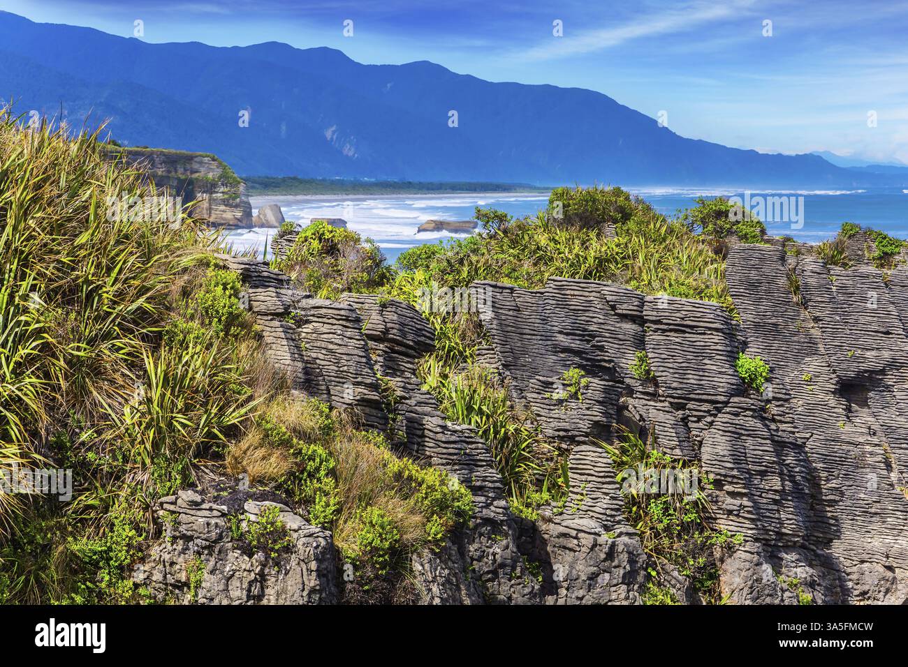 Travel to New Zealand. Pancake Rock is a natural wonder of New Zealand ...