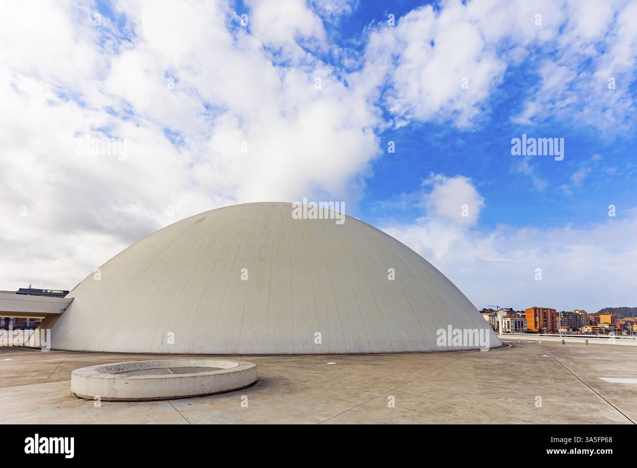 Niemeyer Center. The complex consists of several futuristic buildings ...
