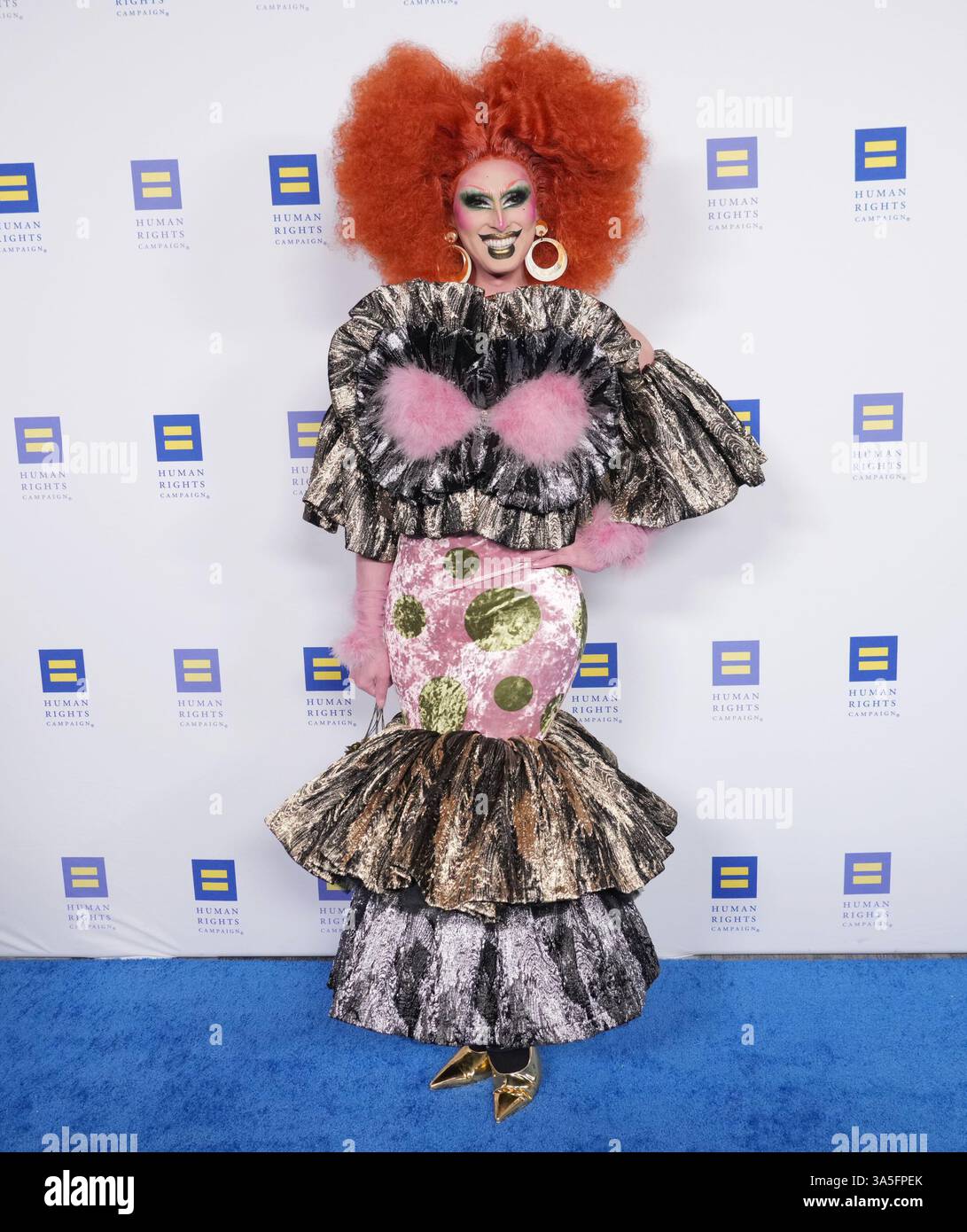 Los Angeles, USA. 22nd Mar, 2025. Crystal Methyd arrives at the Human ...