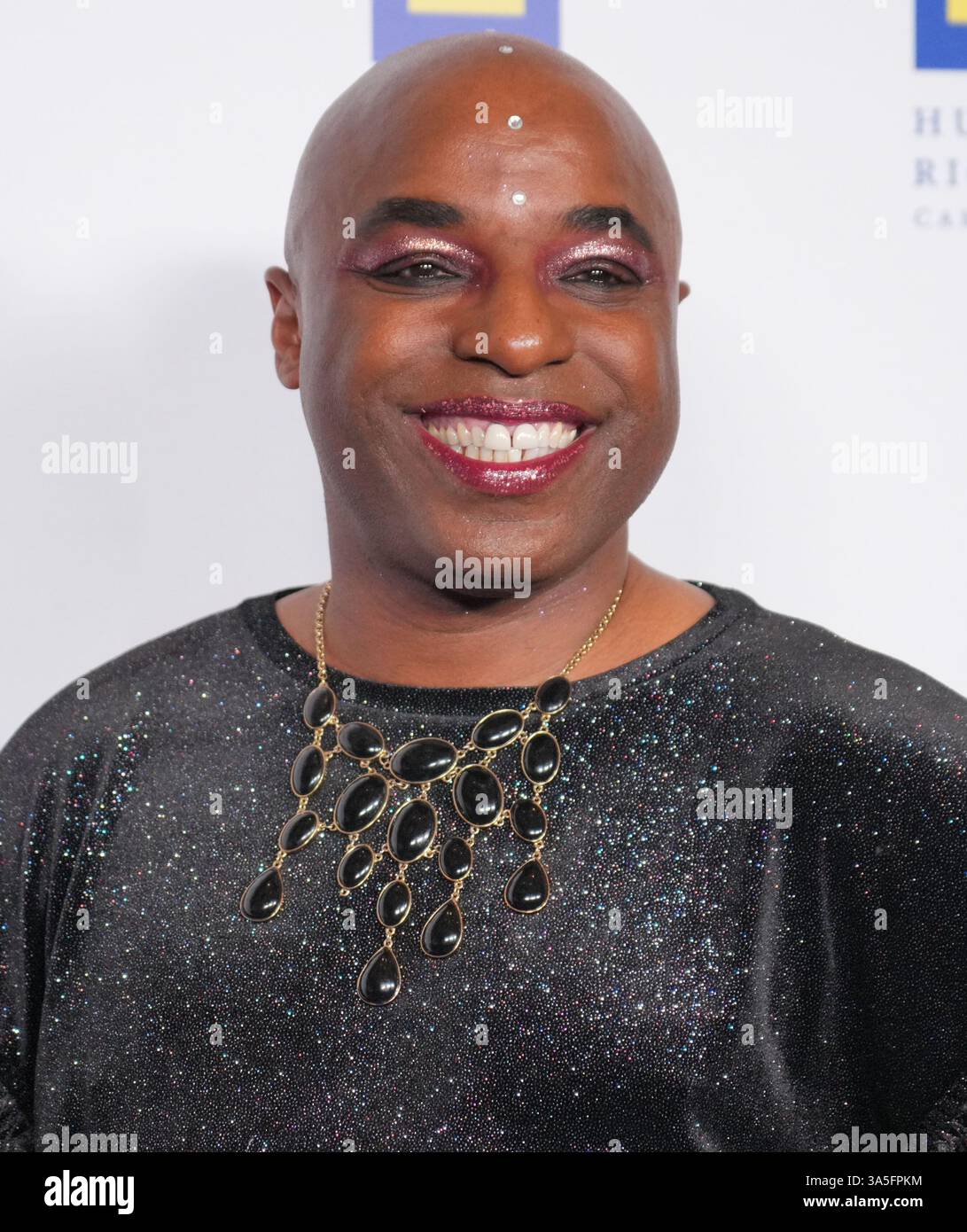 Abby Hall arrives at the Human Rights Campaign's 2025 Los Angeles ...