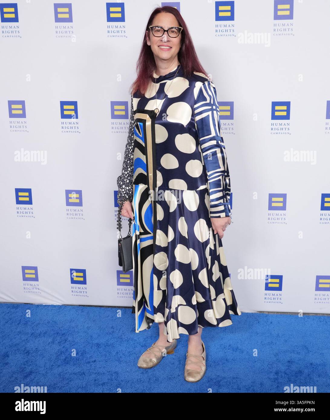 Laura Friedman arrives at the Human Rights Campaign's 2025 Los Angeles ...
