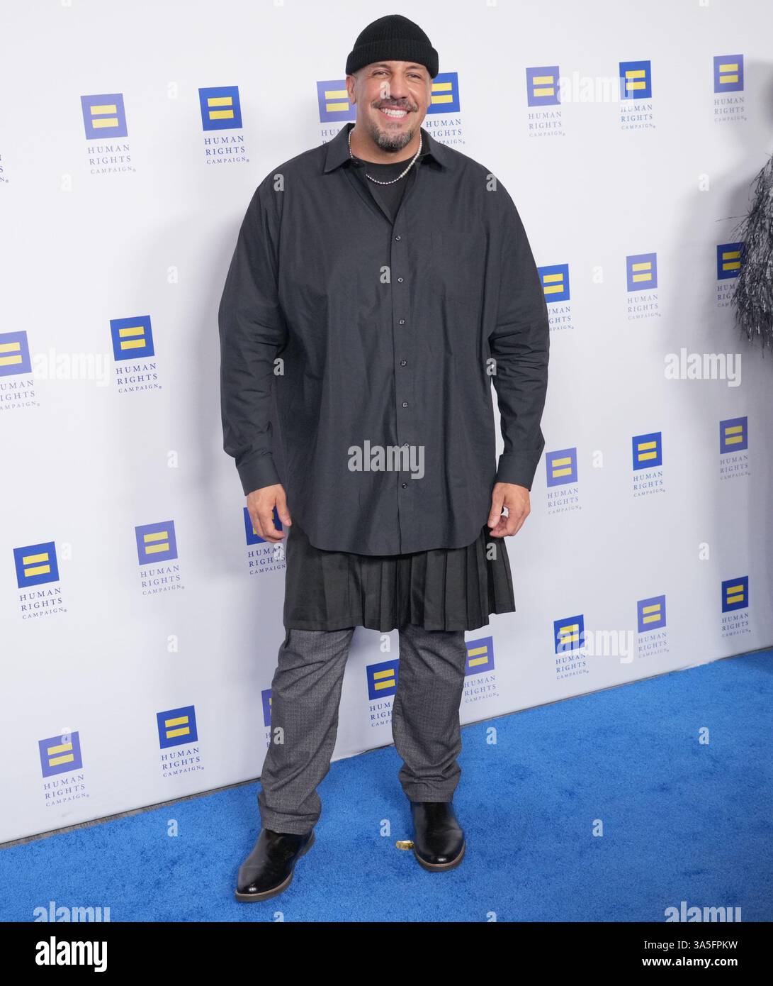 Big Billy Clark arrives at the Human Rights Campaign's 2025 Los Angeles ...