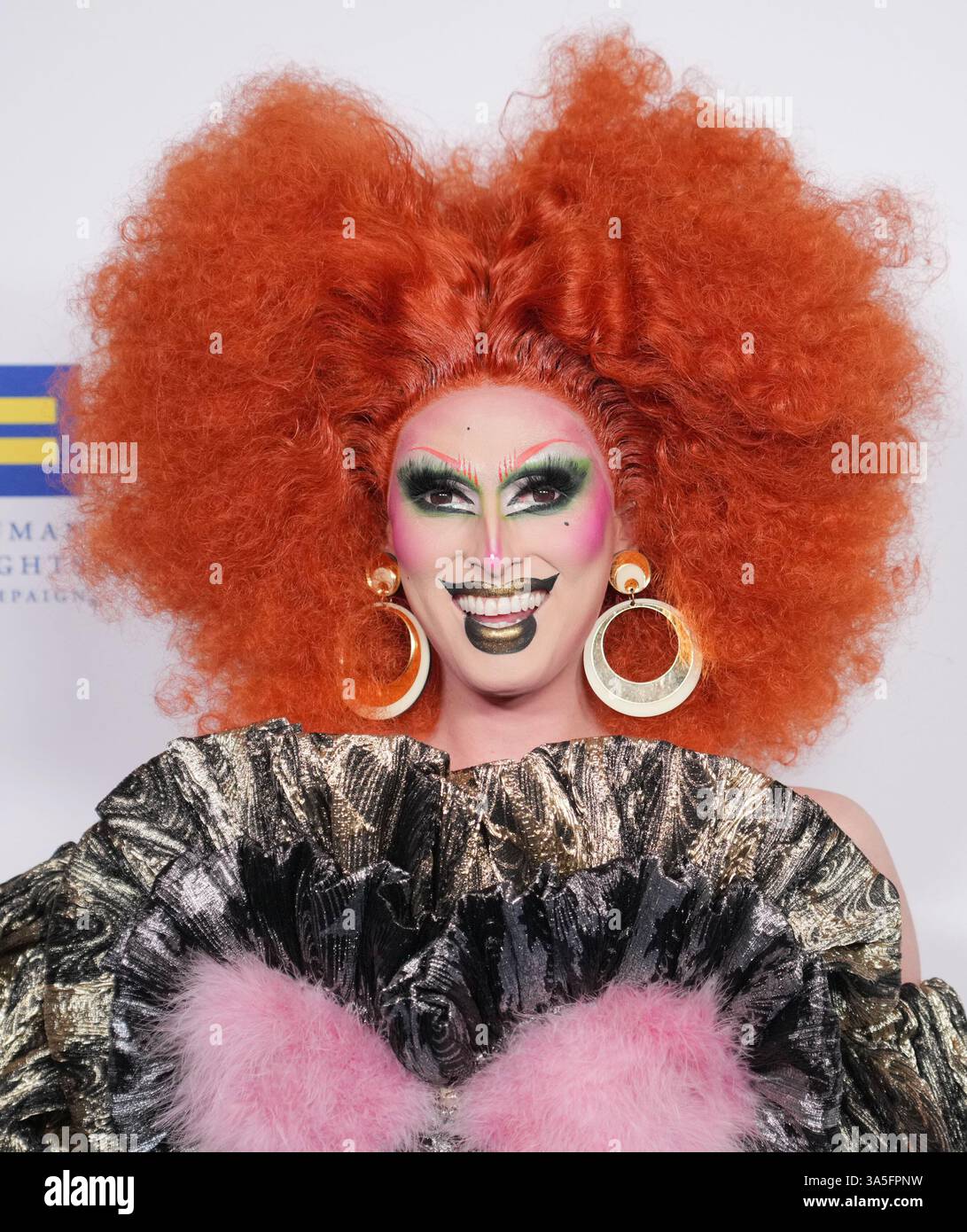 Crystal Methyd arrives at the Human Rights Campaign's 2025 Los Angeles ...