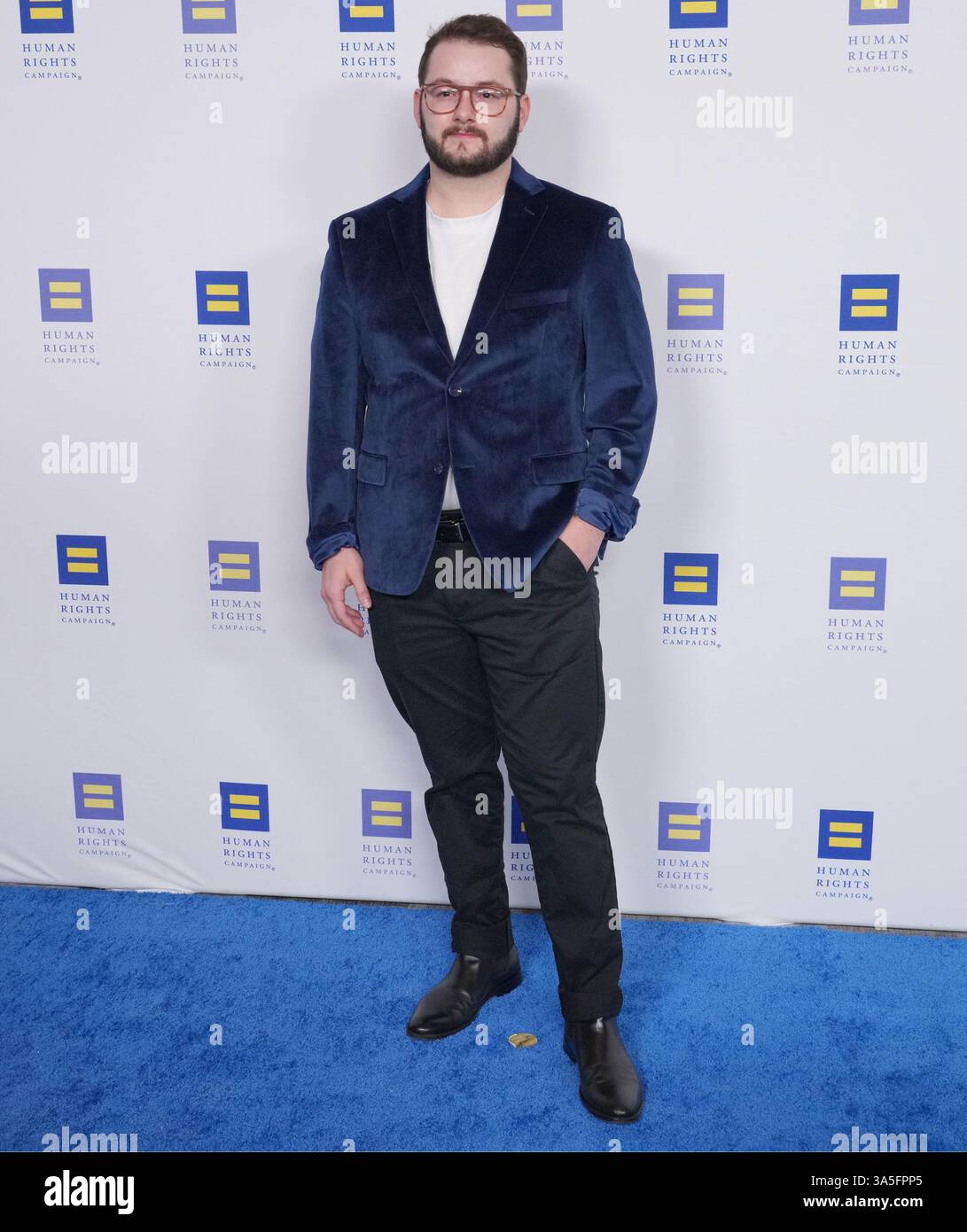 Los Angeles, USA. 22nd Mar, 2025. Tuck Dowrey arrives at the Human ...