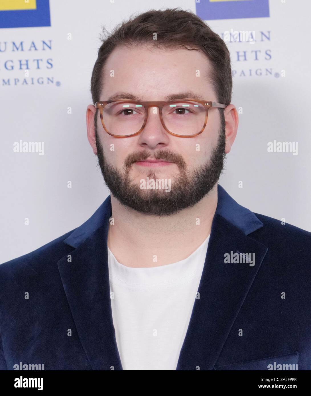 Los Angeles, USA. 22nd Mar, 2025. Tuck Dowrey arrives at the Human ...