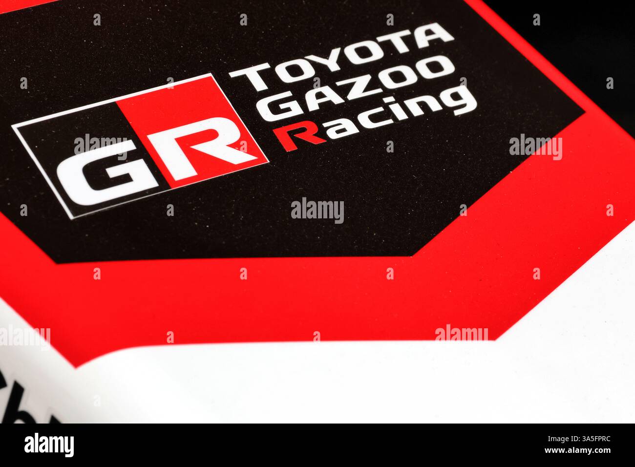 Shanghai, China. 23rd Mar, 2025. Toyota Gazoo Racing logo on the Haas ...