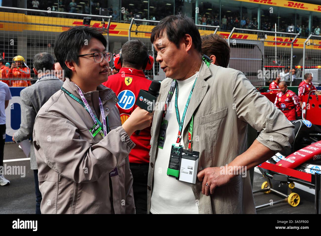 Grid VIP. 23.03.2025. Formula 1 World Championship, Rd 2, Chinese Grand ...
