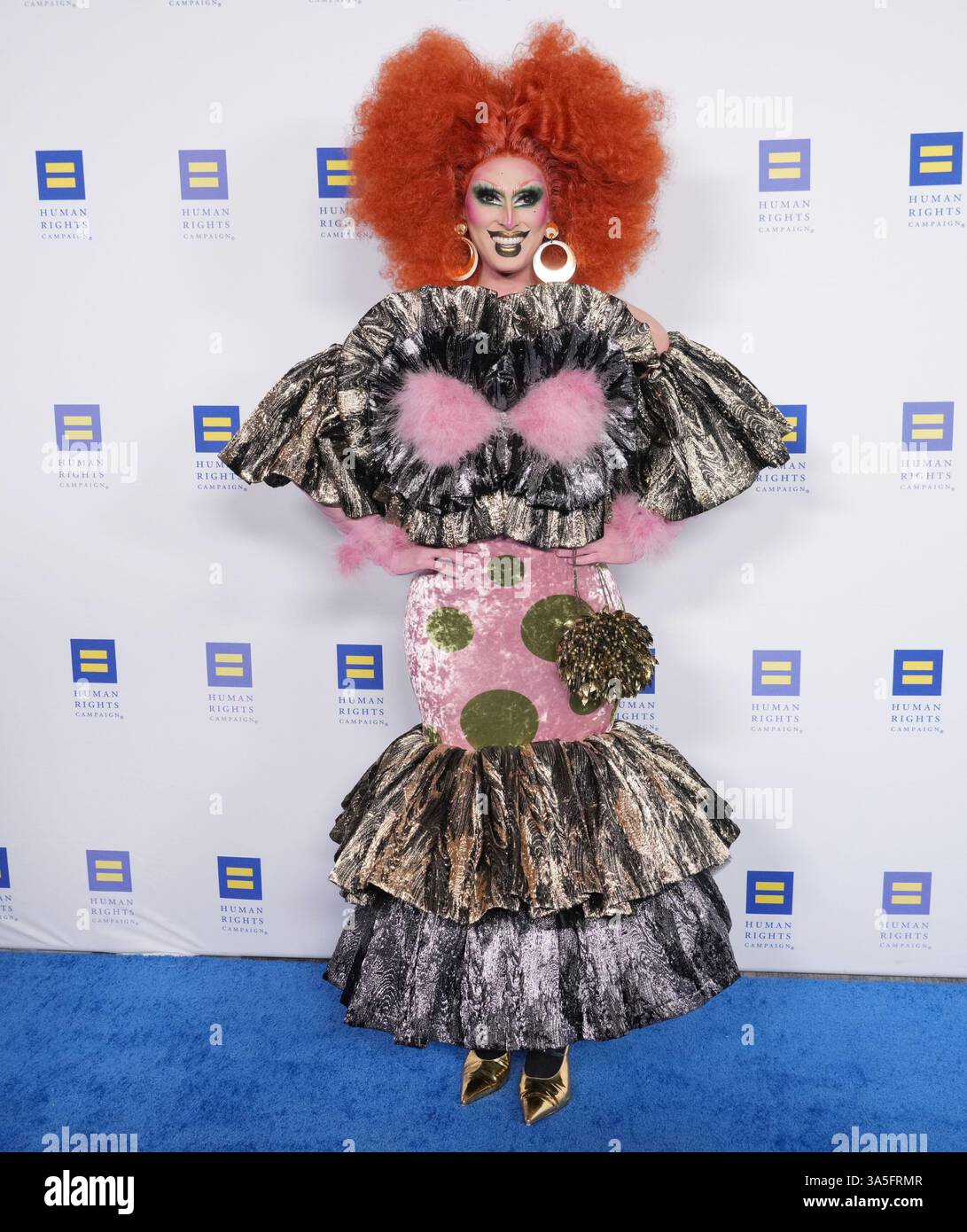 Los Angeles, USA. 22nd Mar, 2025. Crystal Methyd arrives at the Human ...