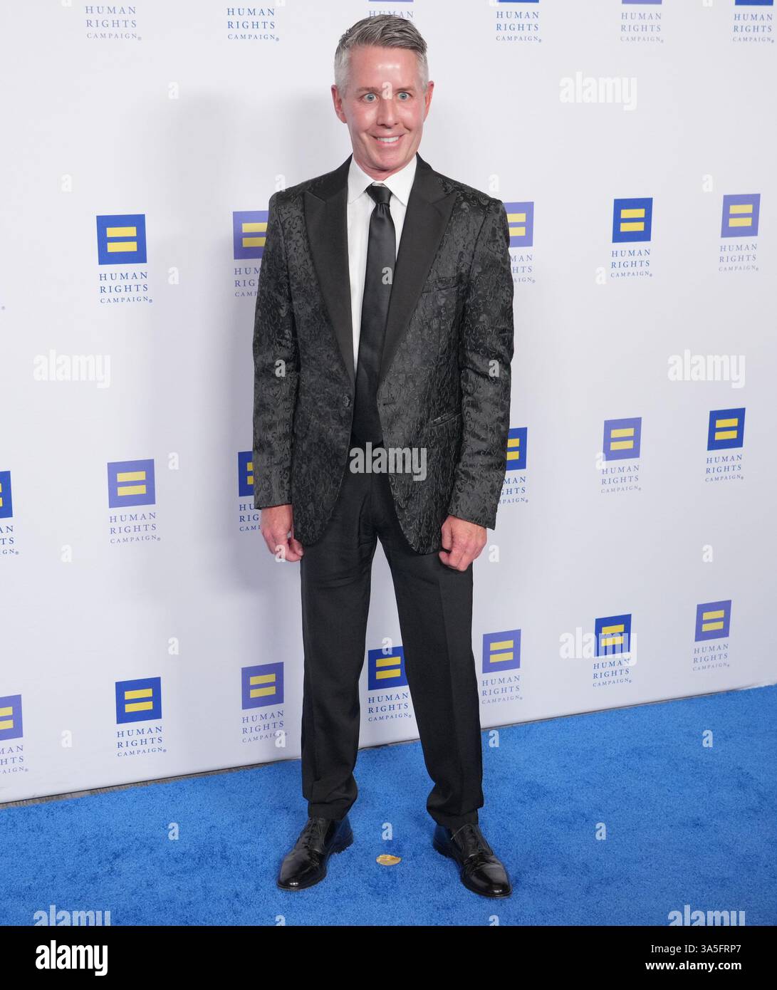 Los Angeles, USA. 22nd Mar, 2025. Ike Isenhour arrives at the Human ...