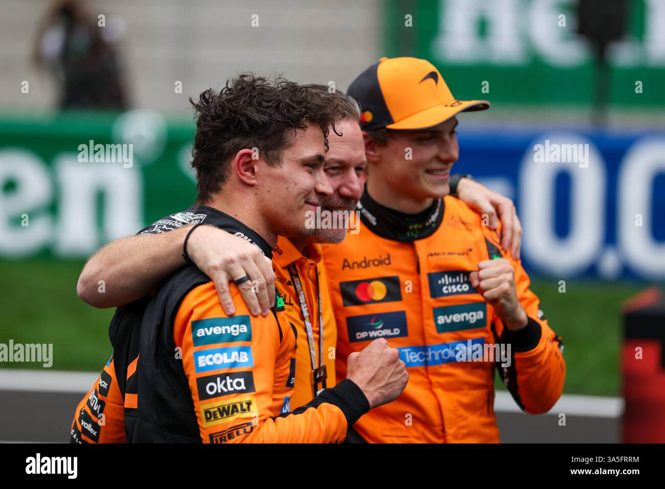 Shanghai, China. 23rd Mar, 2025. OSCAR PIASTRI (AUS) of McLaren Racing ...