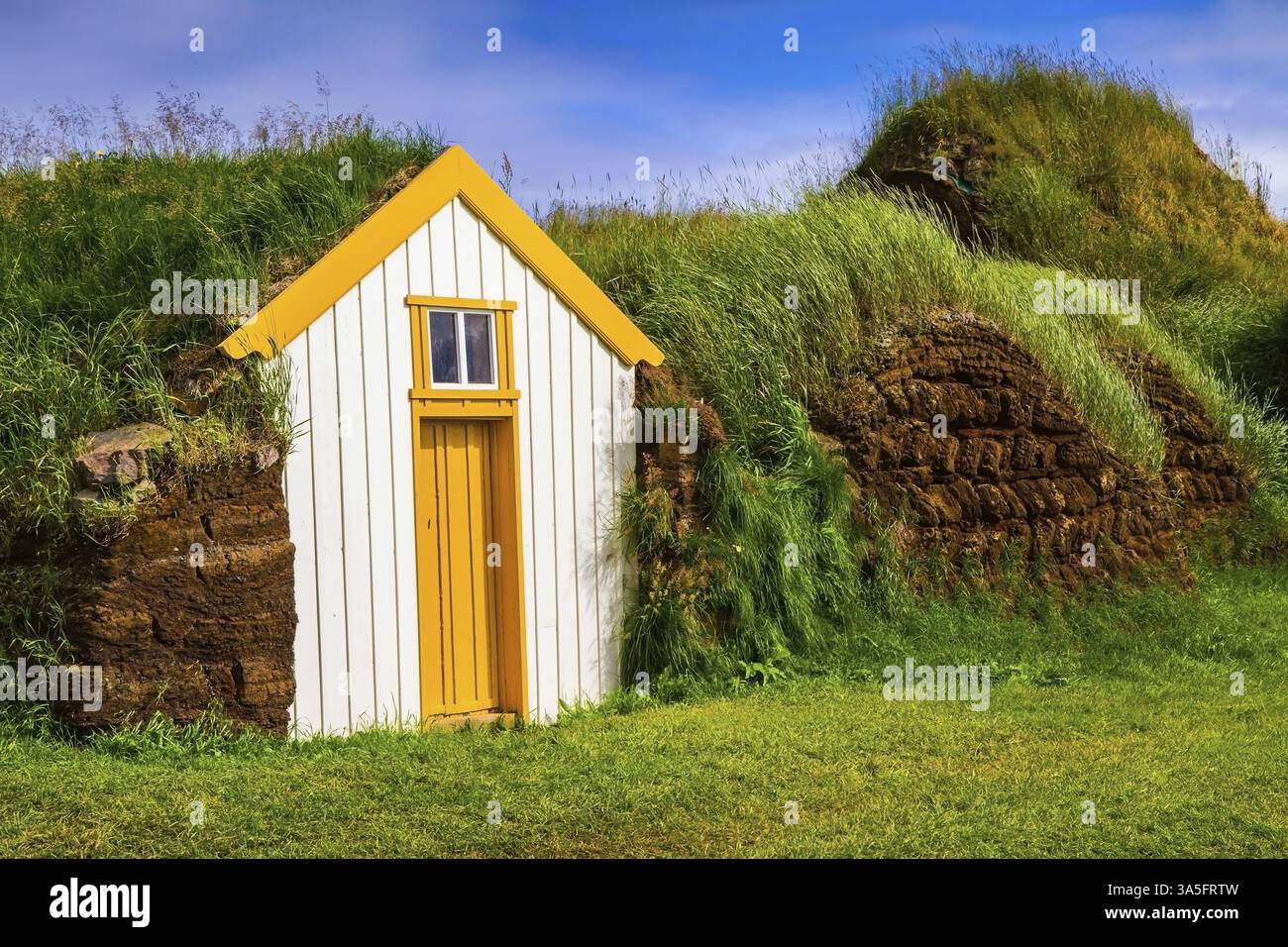 The reconstituted village - museum of the first settlers in Iceland ...