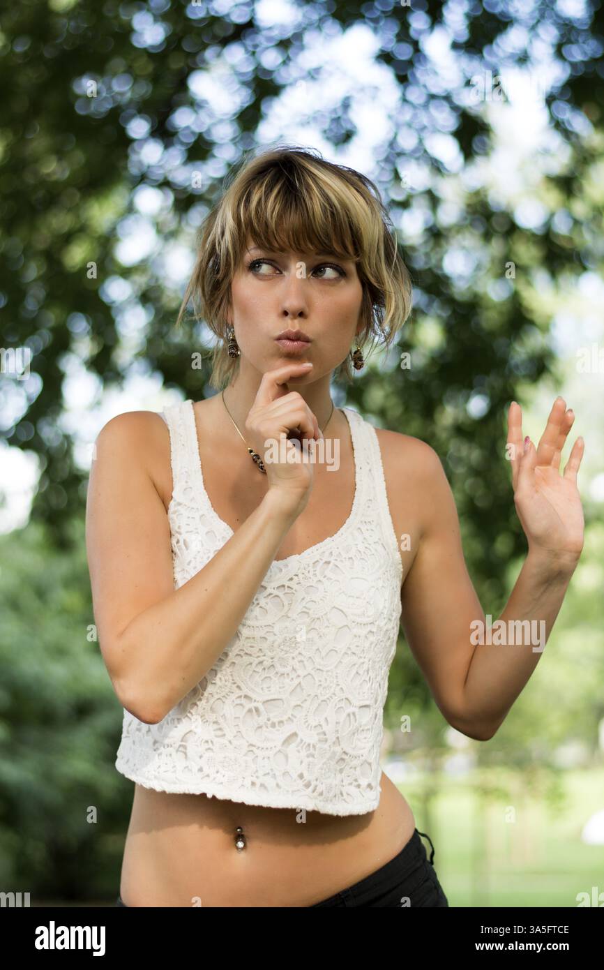 Jolly fun attractive hi-res stock photography and images - Alamy