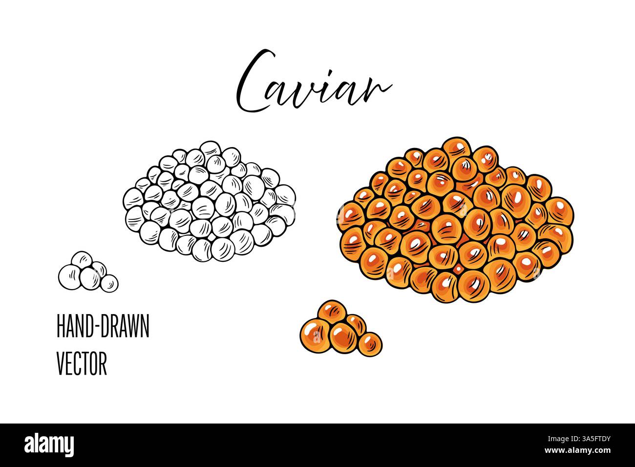 Fresh oyster caviar Cut Out Stock Images & Pictures - Alamy