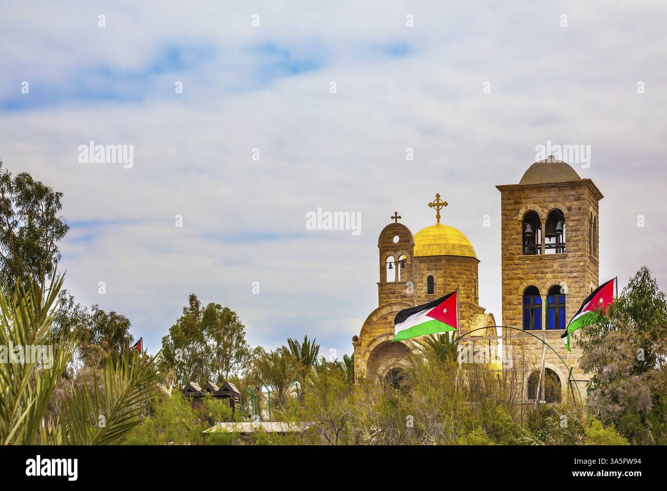 Qasr el-Yahud is the site of the baptism of Jesus Christ by John the ...