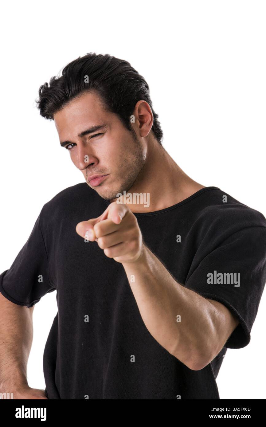 Points a finger at the camera hi-res stock photography and images - Alamy