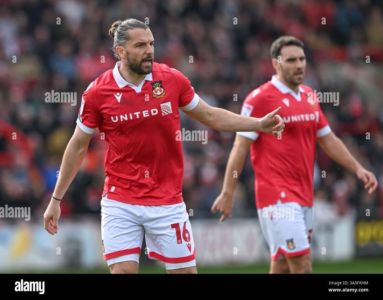 Wrexham's Jay Rodriguez during the Sky Bet League One match at the SToK ...