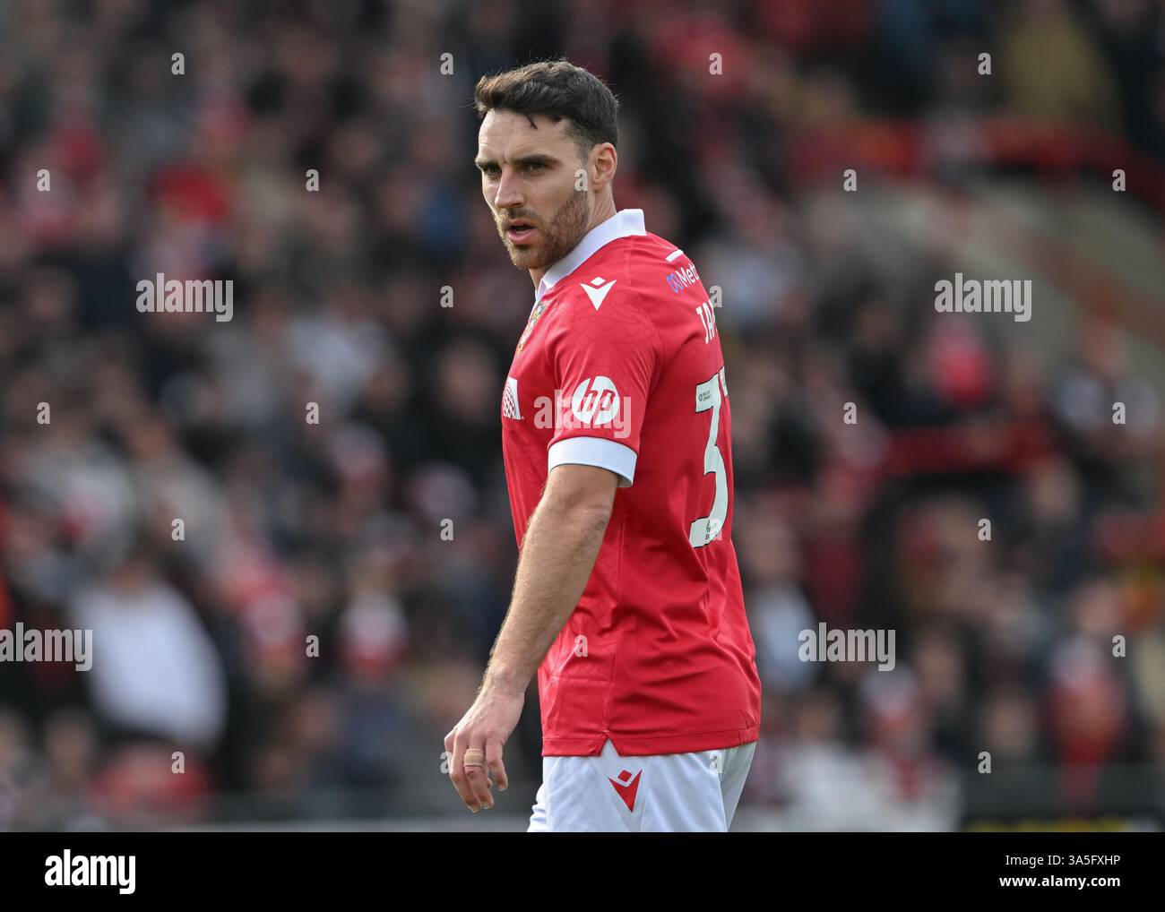 Wrexham's Matthew James during the Sky Bet League One match at the SToK ...