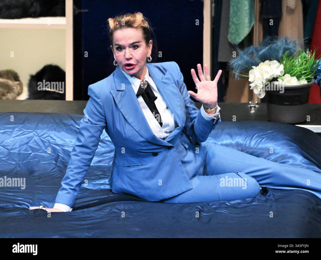 Milan,Italy Theatrical show starring in the role of Madame Eva Robin's ...