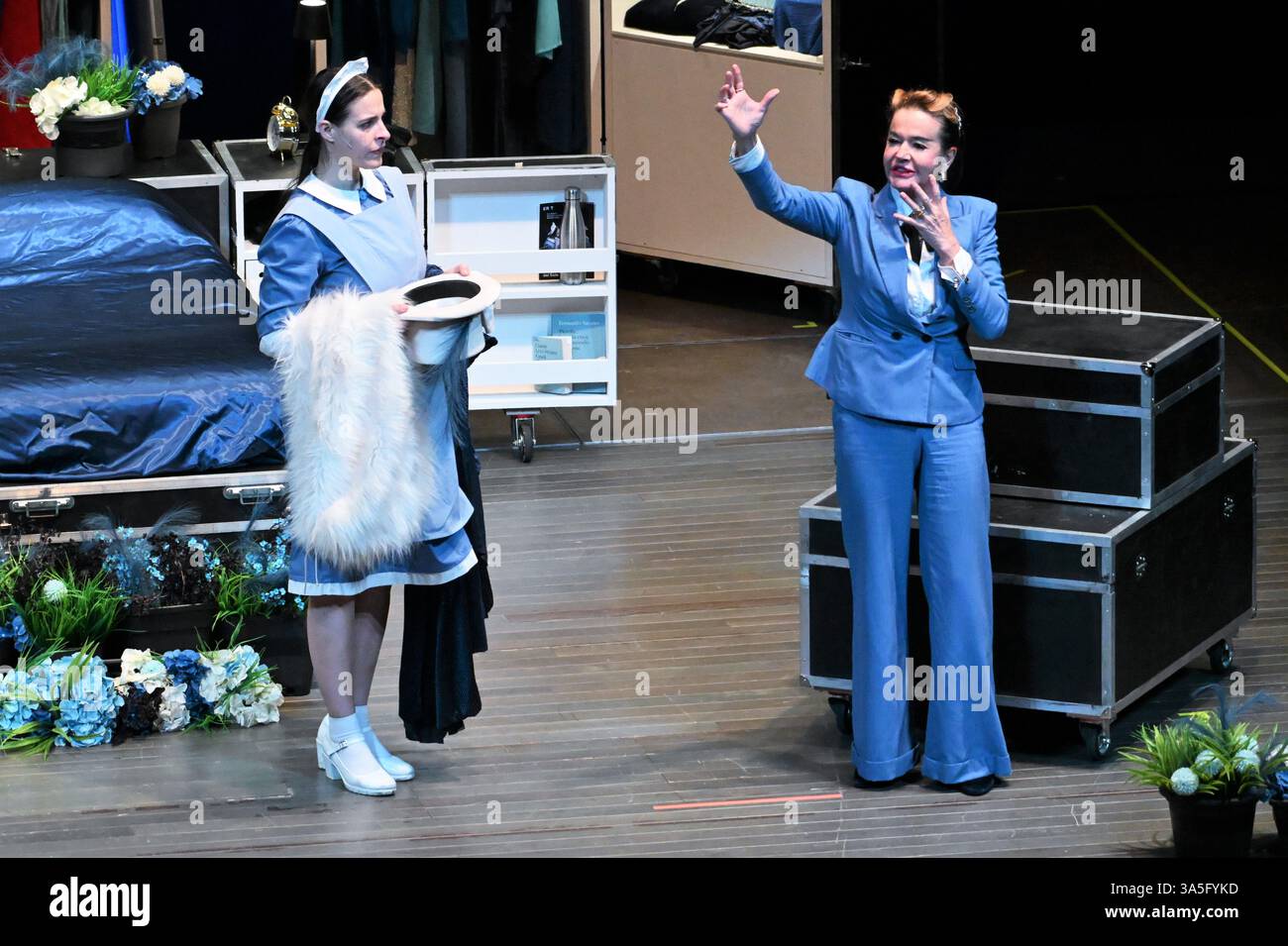 Milan,Italy Theatrical show starring in the role of Madame Eva Robin's ...