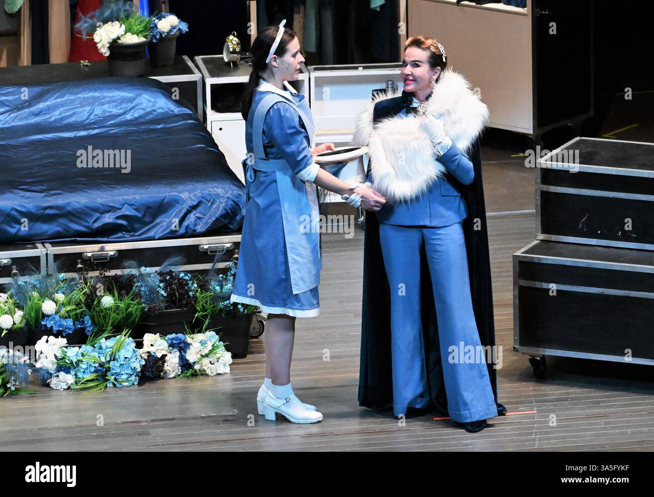 Milan,Italy Theatrical show starring in the role of Madame Eva Robin's ...