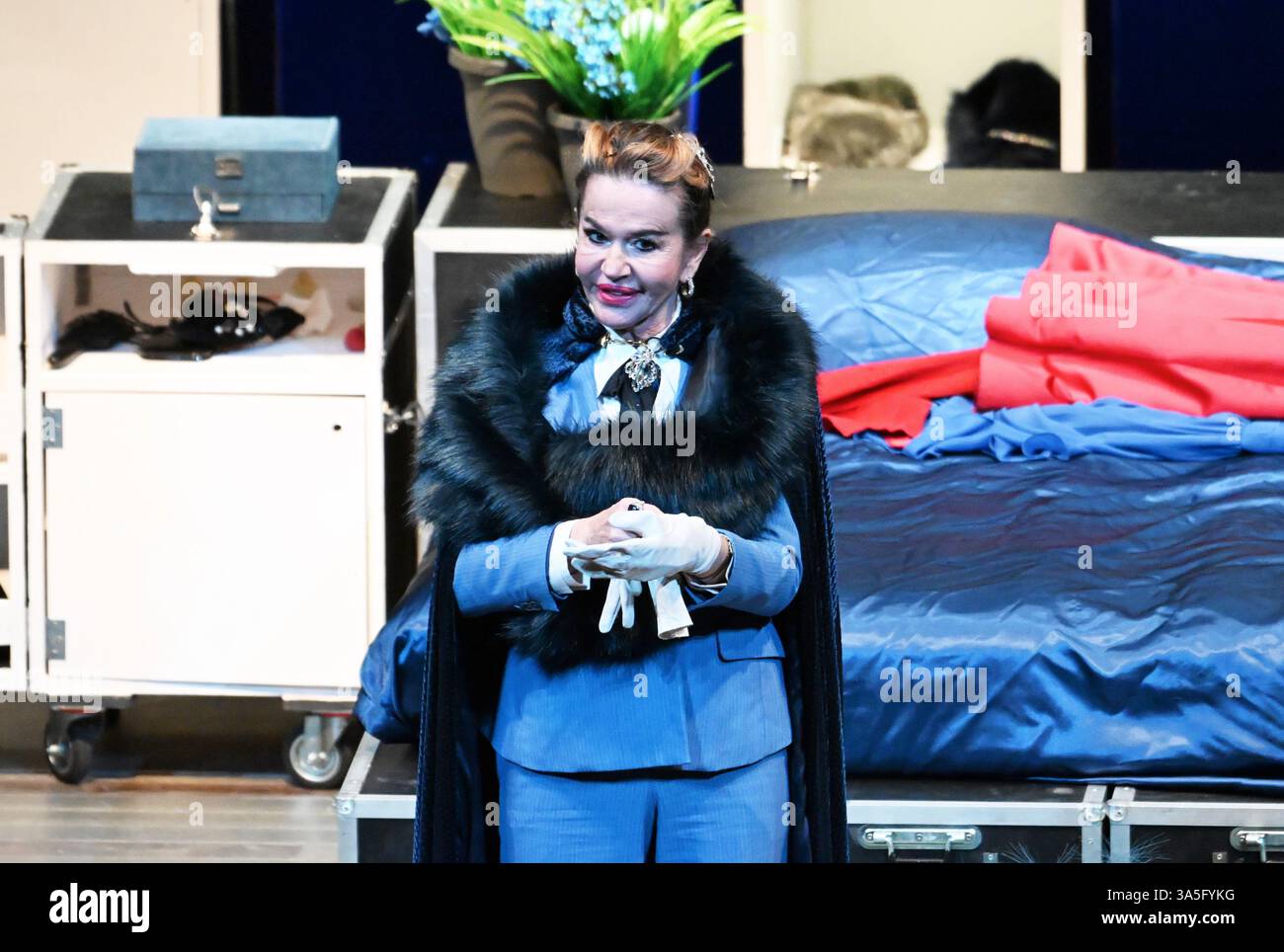 Milan,Italy Theatrical show starring in the role of Madame Eva Robin's ...