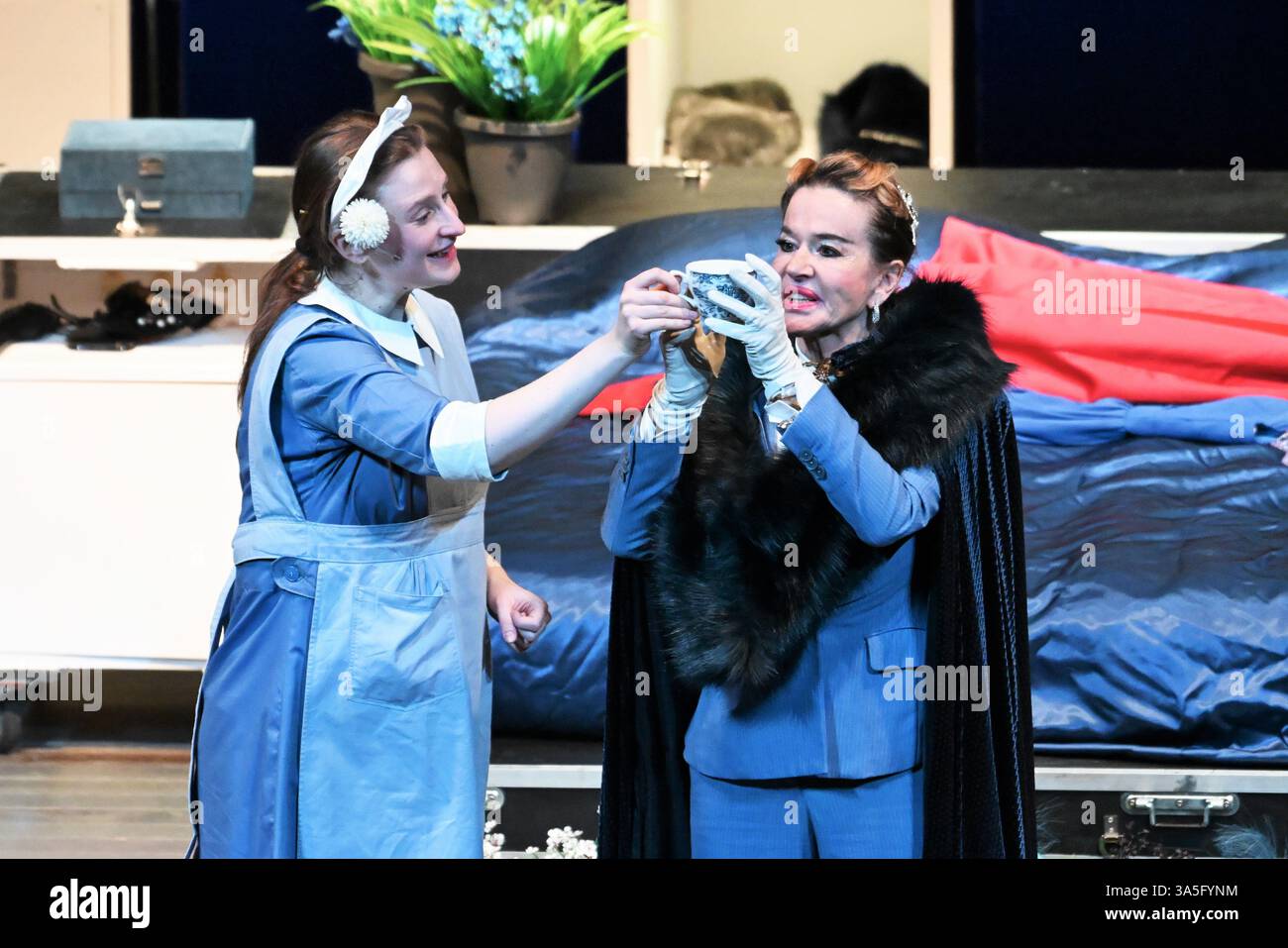 Milan, . 23rd Mar, 2025. Milan, Italy Theatrical show starring in the ...