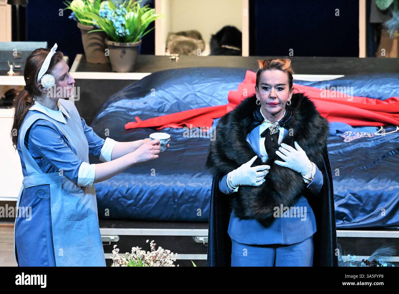 Milan, . 23rd Mar, 2025. Milan, Italy Theatrical show starring in the ...