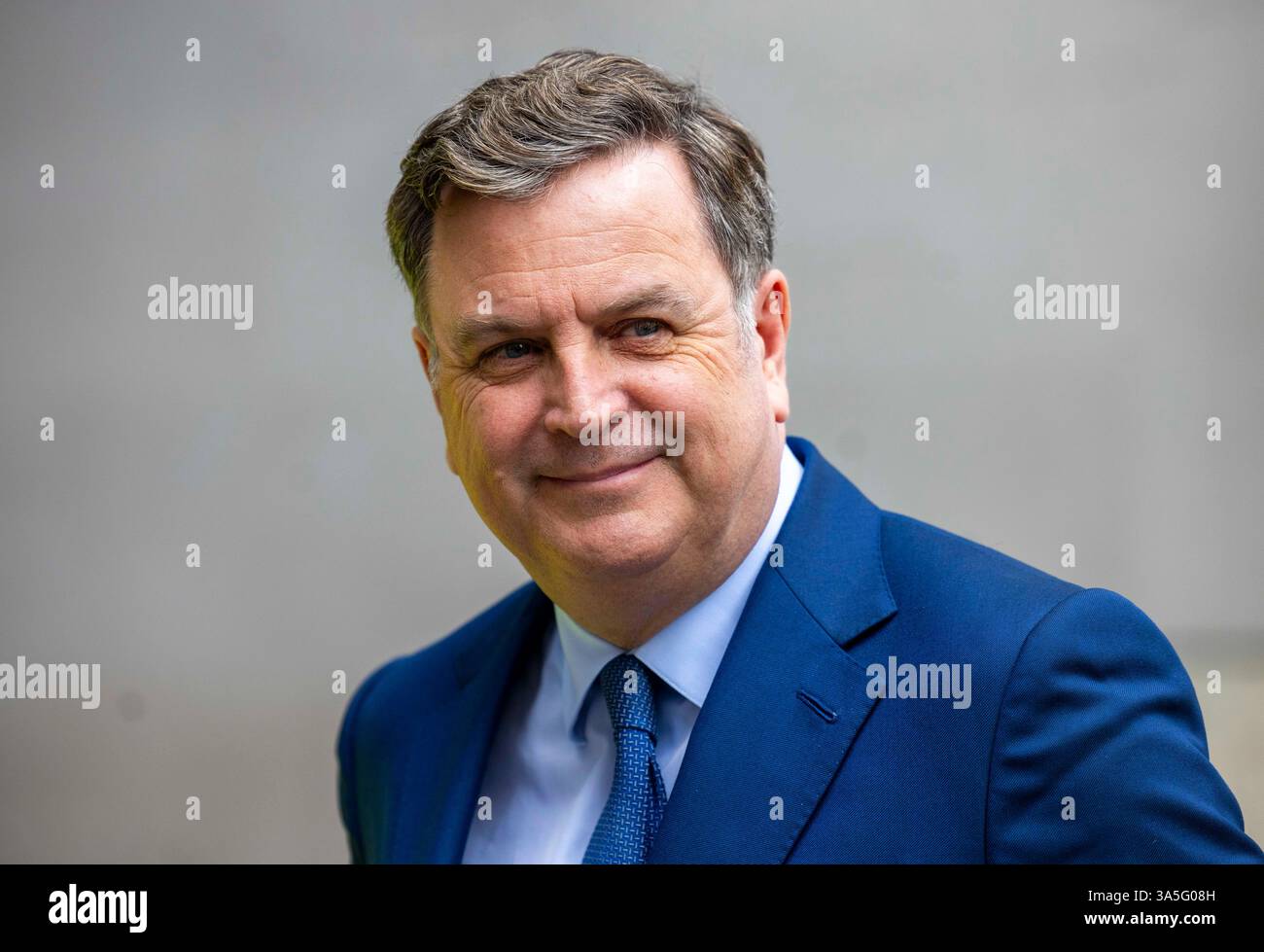London, UK. 23rd Mar, 2025. Mel Stride, Shadow Chancellor, gives an ...