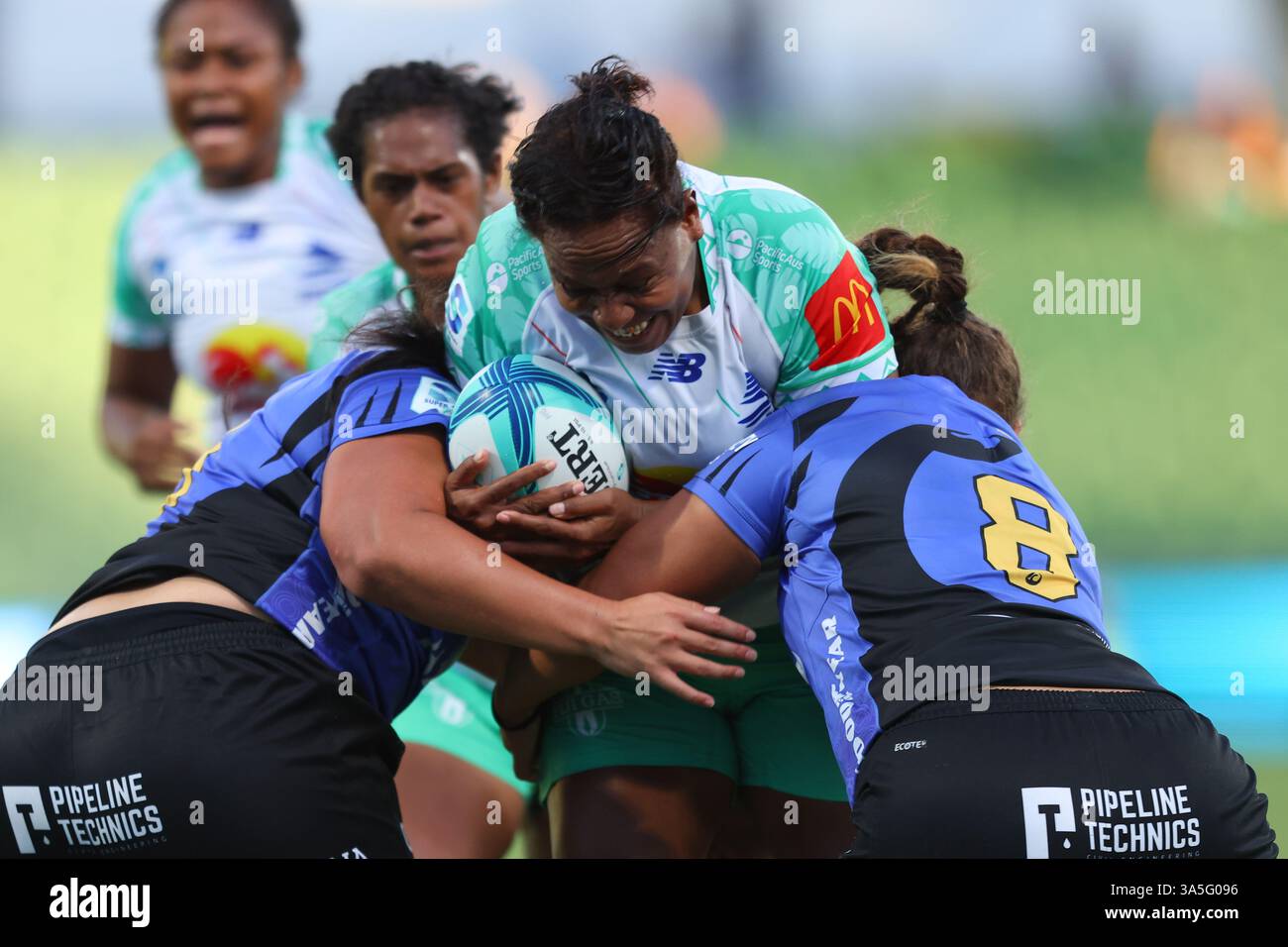 Keleni Marawa of Drua during the Super Rugby Women's Round 4 match ...