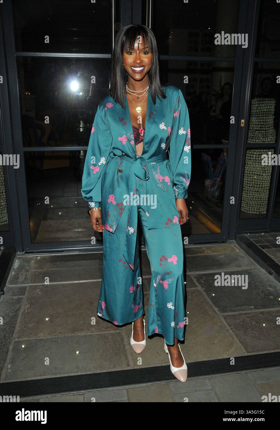 Sarah Mulindwa at the "Novocaine" gala film screening, The Ham Yard ...