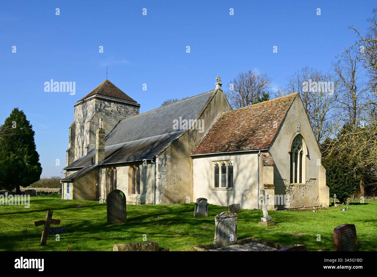 All Saints' Church, Shepreth, Cambridgeshire, England, UK Stock Photo ...