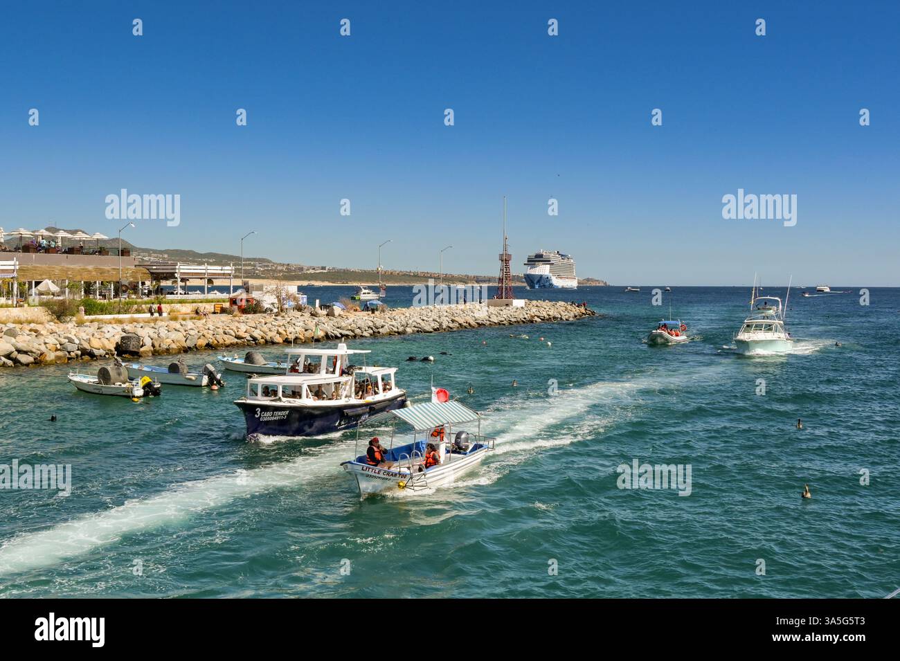 Cabo San Lucas, Baja California Sur, Mexico - 14 January 2024: Scenic ...