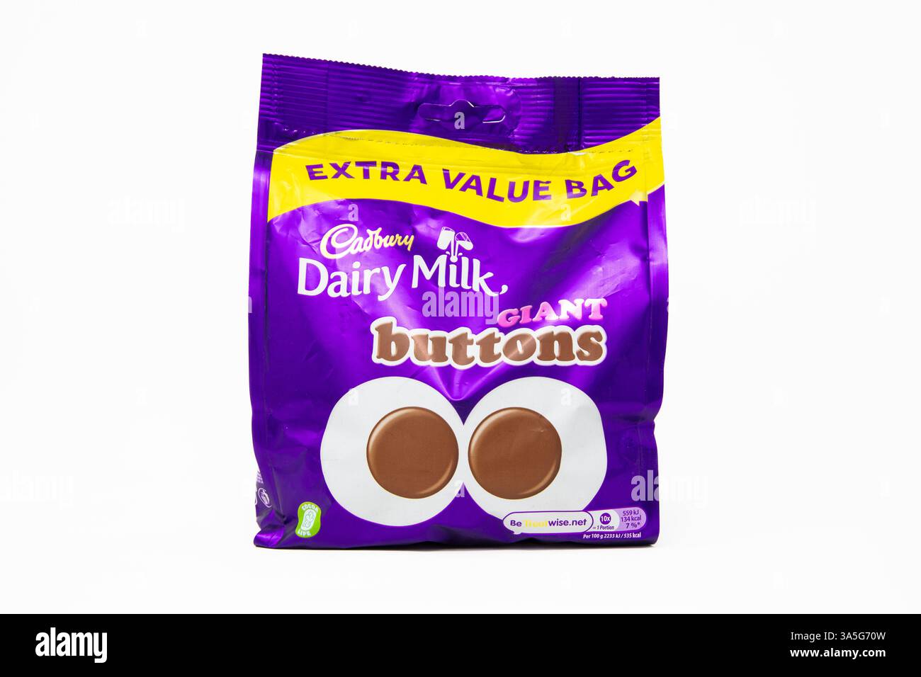 Cadbury Dairy Milk Giant Buttons Stock Photo - Alamy